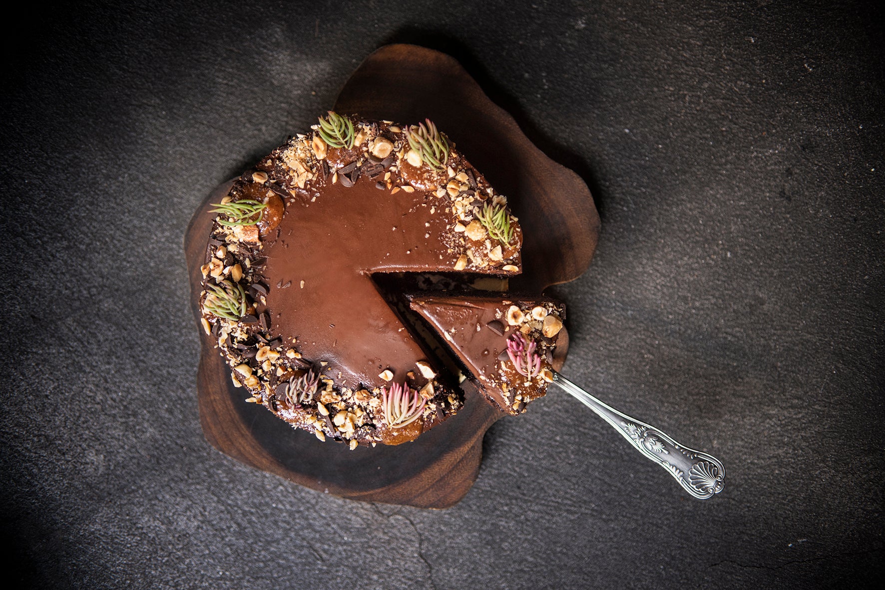 CHOCOLATE PRALINE CAKE – Luka Cafe